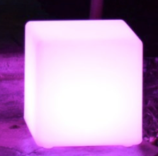 Small LED Cube Waterproof w/Remote | Relax Pools